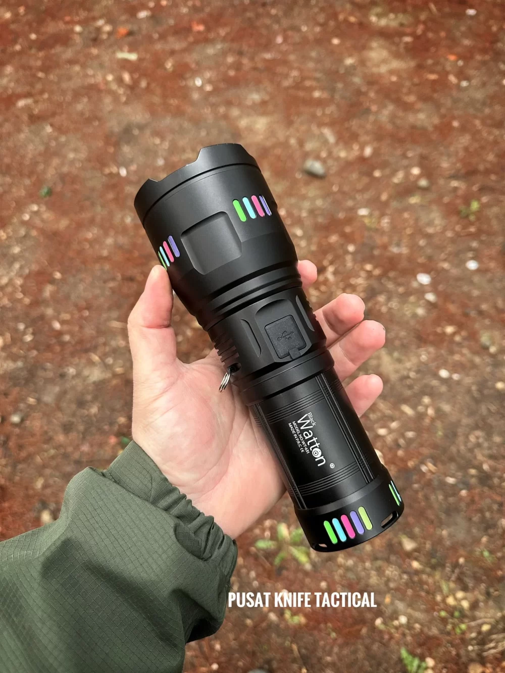 Watton 30000 Lumen Profesyonel El Feneri - Pusat Knife